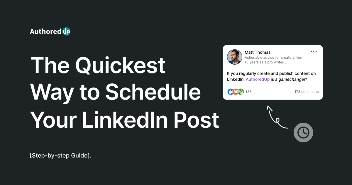 The Quickest Way to Schedule Your LinkedIn Posts